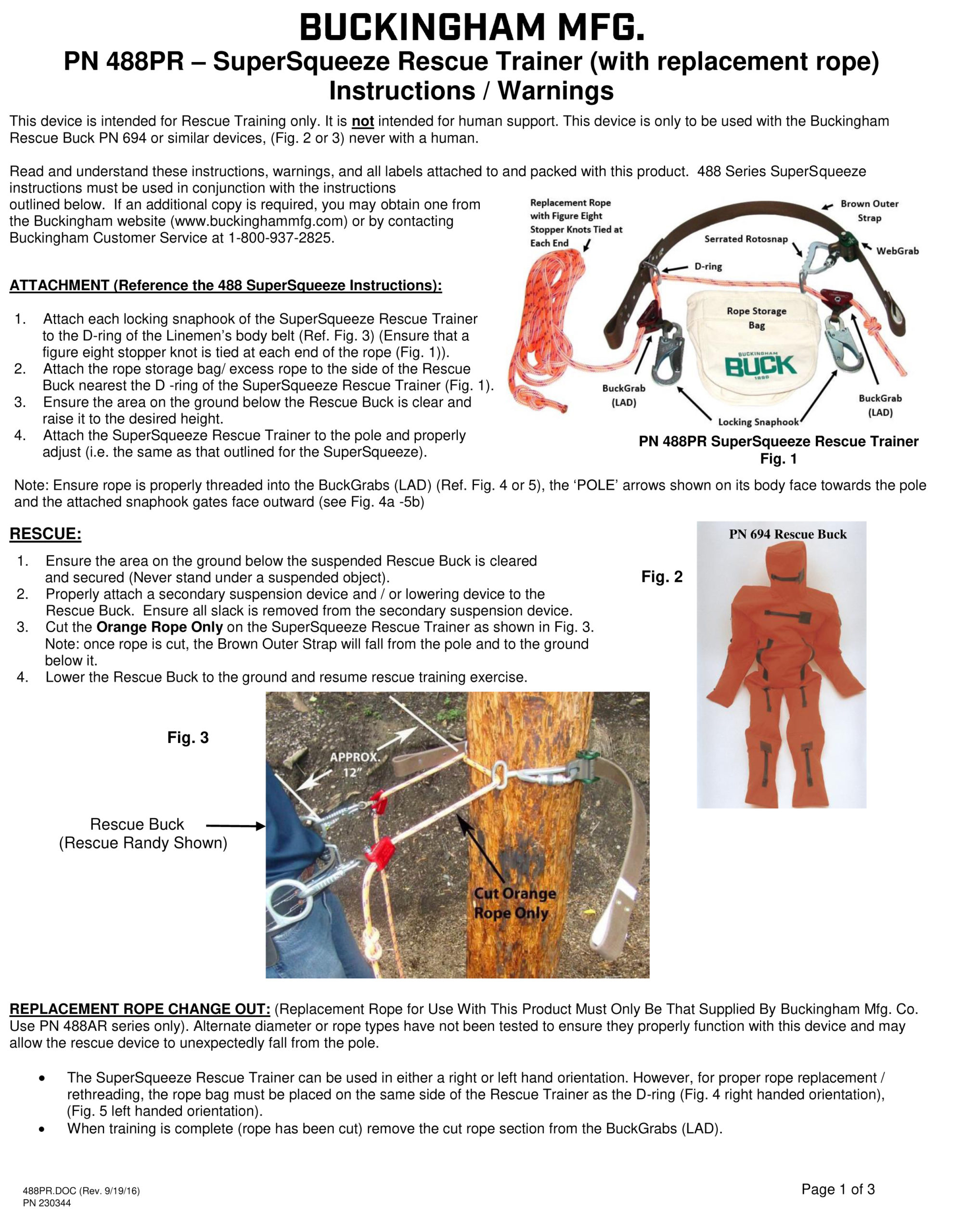 SuperSqueeze™ Rescue Trainer – 230344 | Buckingham – Instructions ...