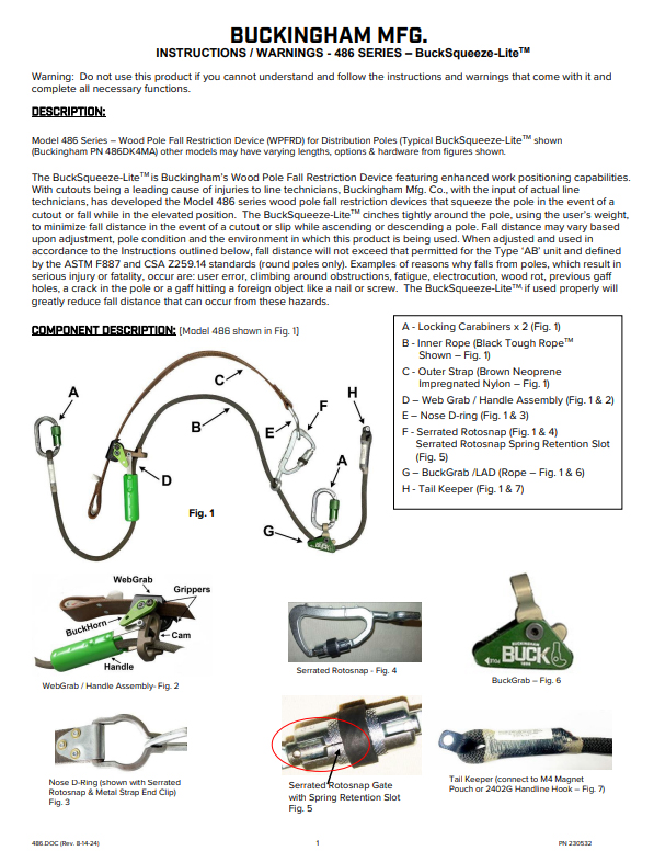 BuckSqueeze-Lite – 486 Series Instructions & Warnings | Buckingham ...